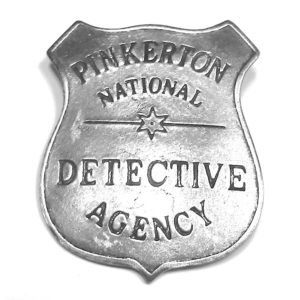 Pinkerton detective badge – Wild West Toys
